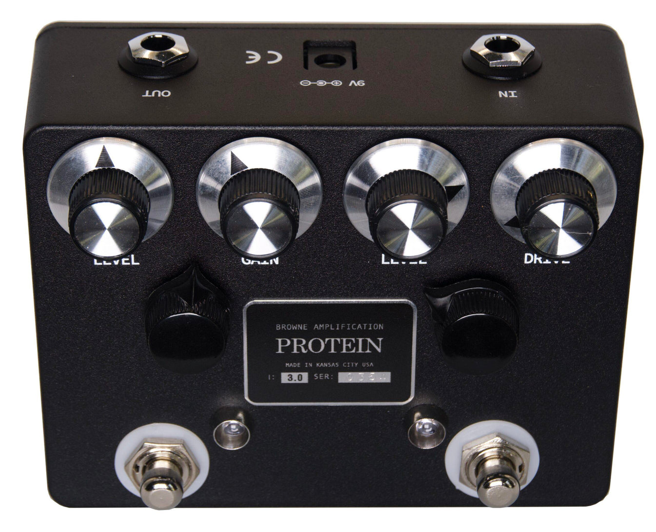 Browne Amplification The Protein Dual Overdrive V3 - Black – Fuzz n Buzz